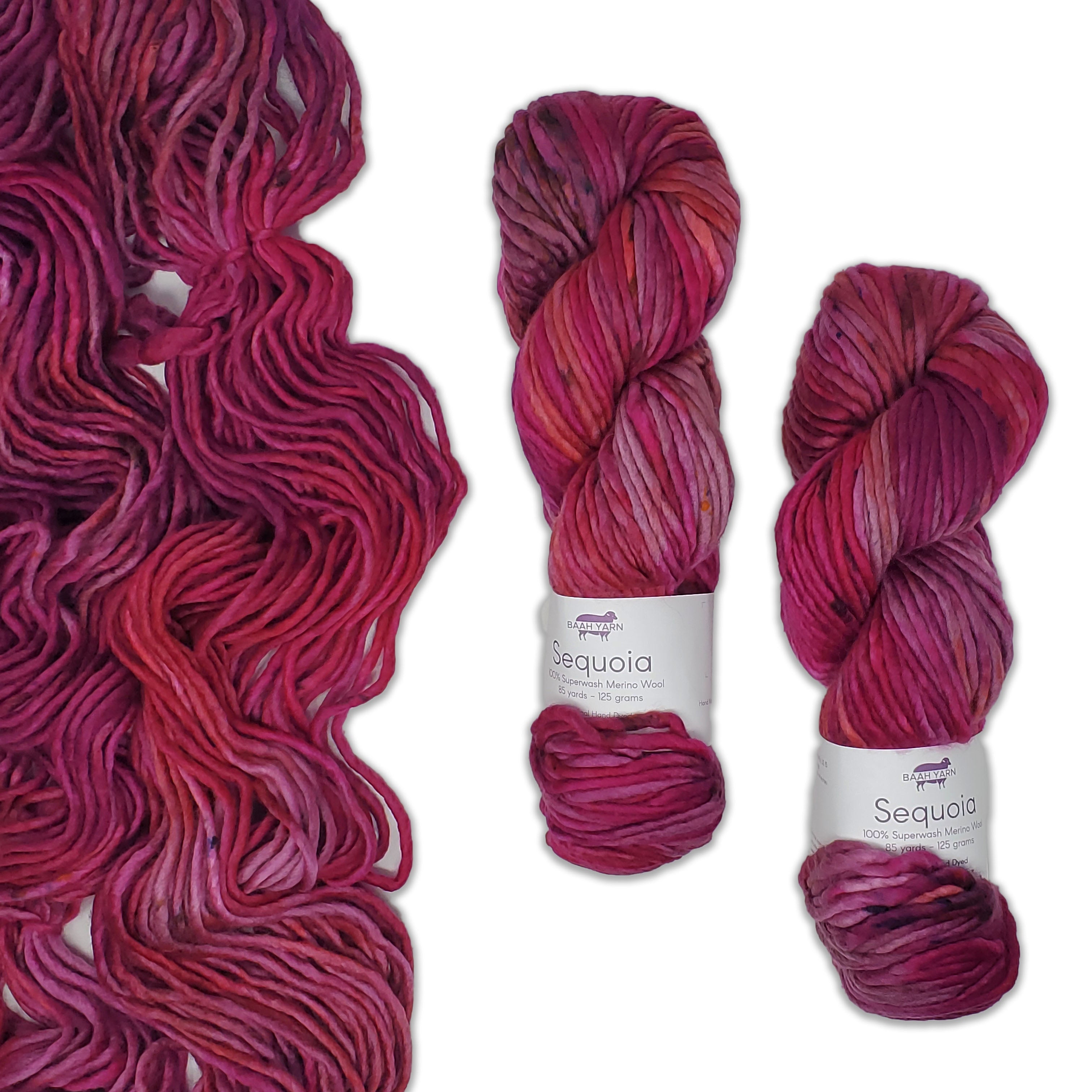 Baah Yarn Sequoia - Charged Up Cherry | Warehouse2020