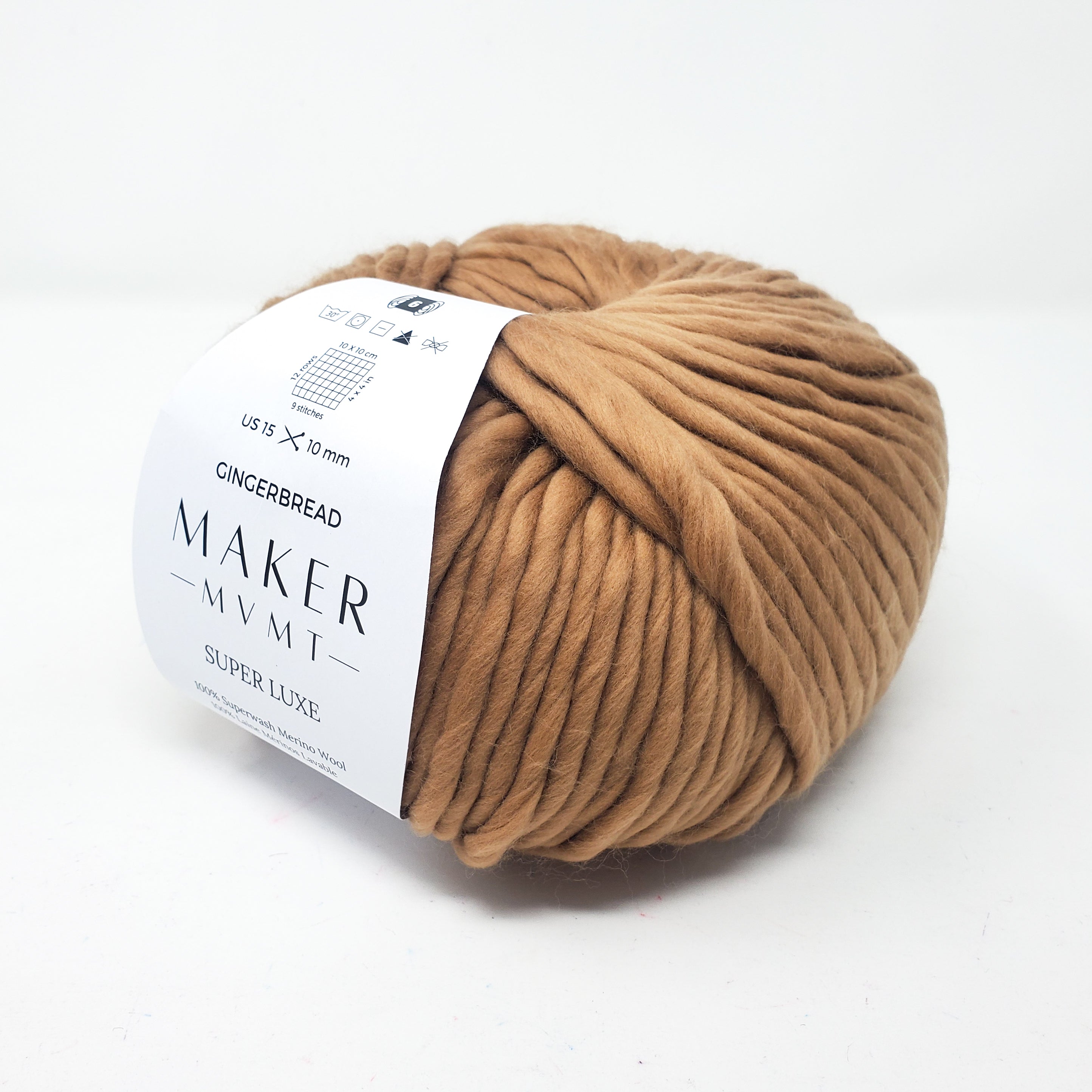 Gingerbread - Super Luxe 100% Superwash Merino Wool *LAST CHANCE* | Warehouse2020