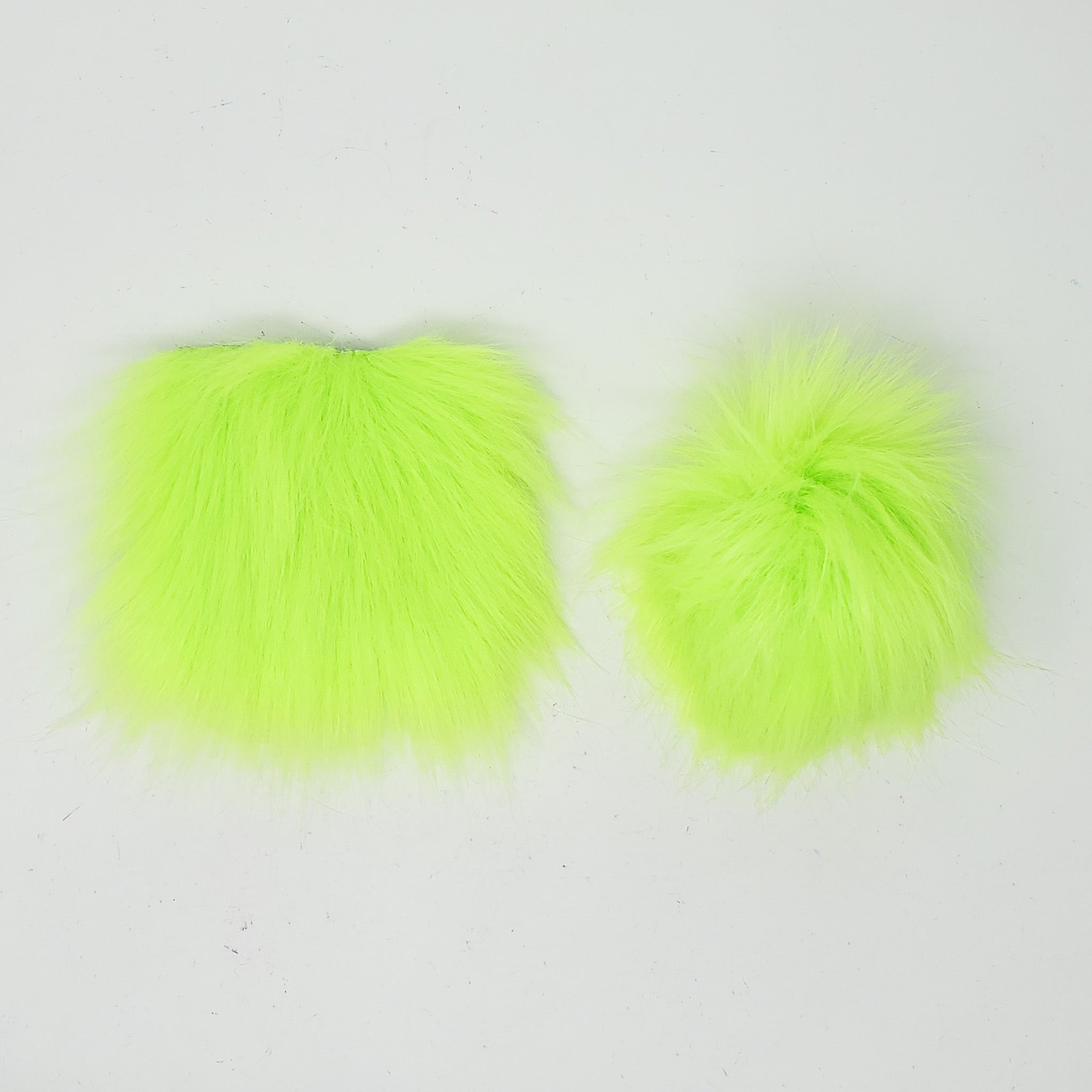 Lemon Lime - Faux Fur Pre-Cut DIY Squares | Warehouse2020