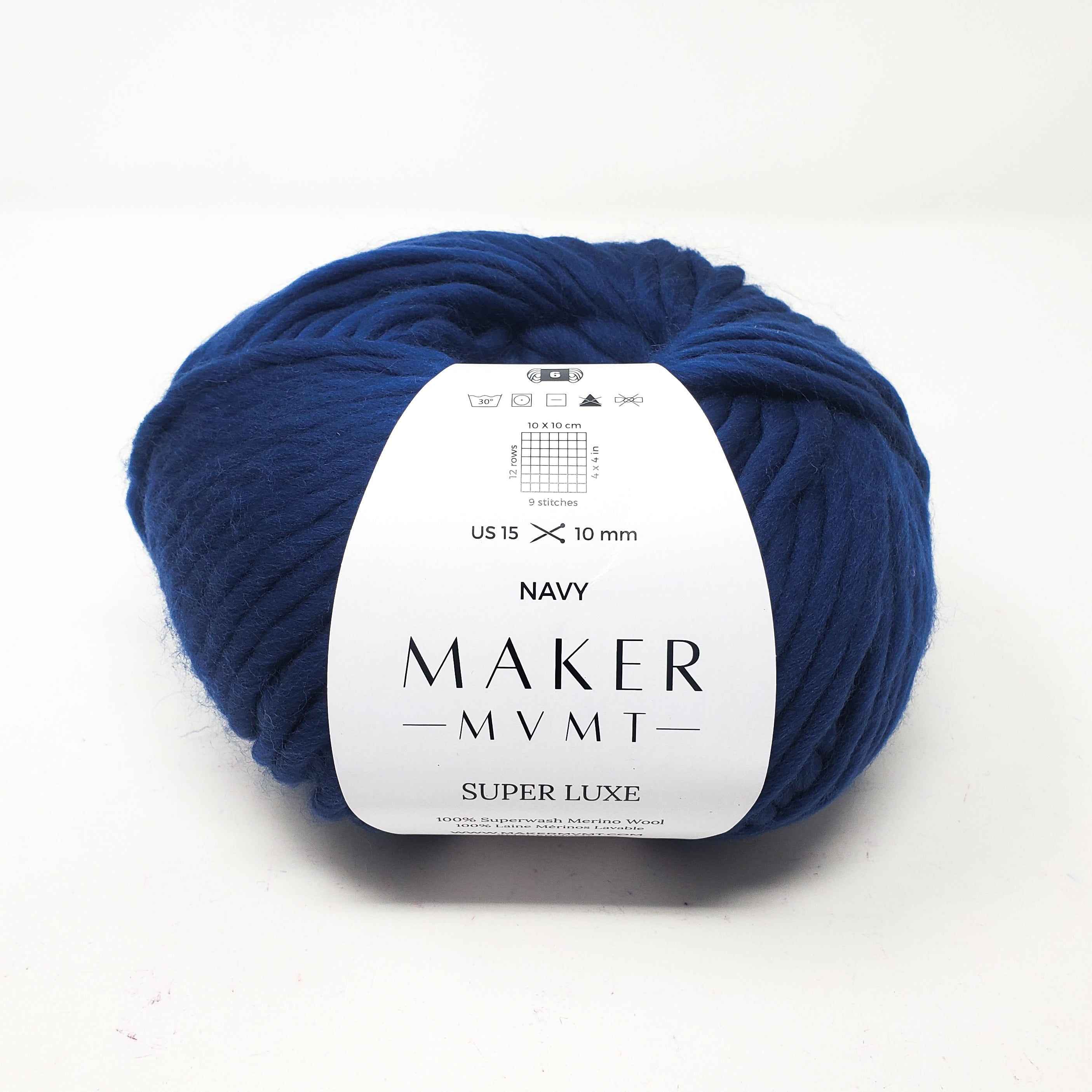 Navy - Super Luxe 100% Superwash Merino Wool *LAST CHANCE* | Warehouse2020