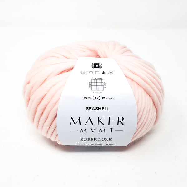 Seashell - Super Luxe 100% Superwash Merino Wool | Warehouse2020