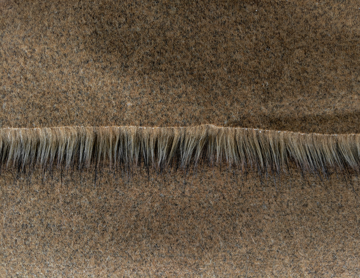 Brown Fake Fur Faux Fur Fabric by the Metre / Yard (REVIVED ...