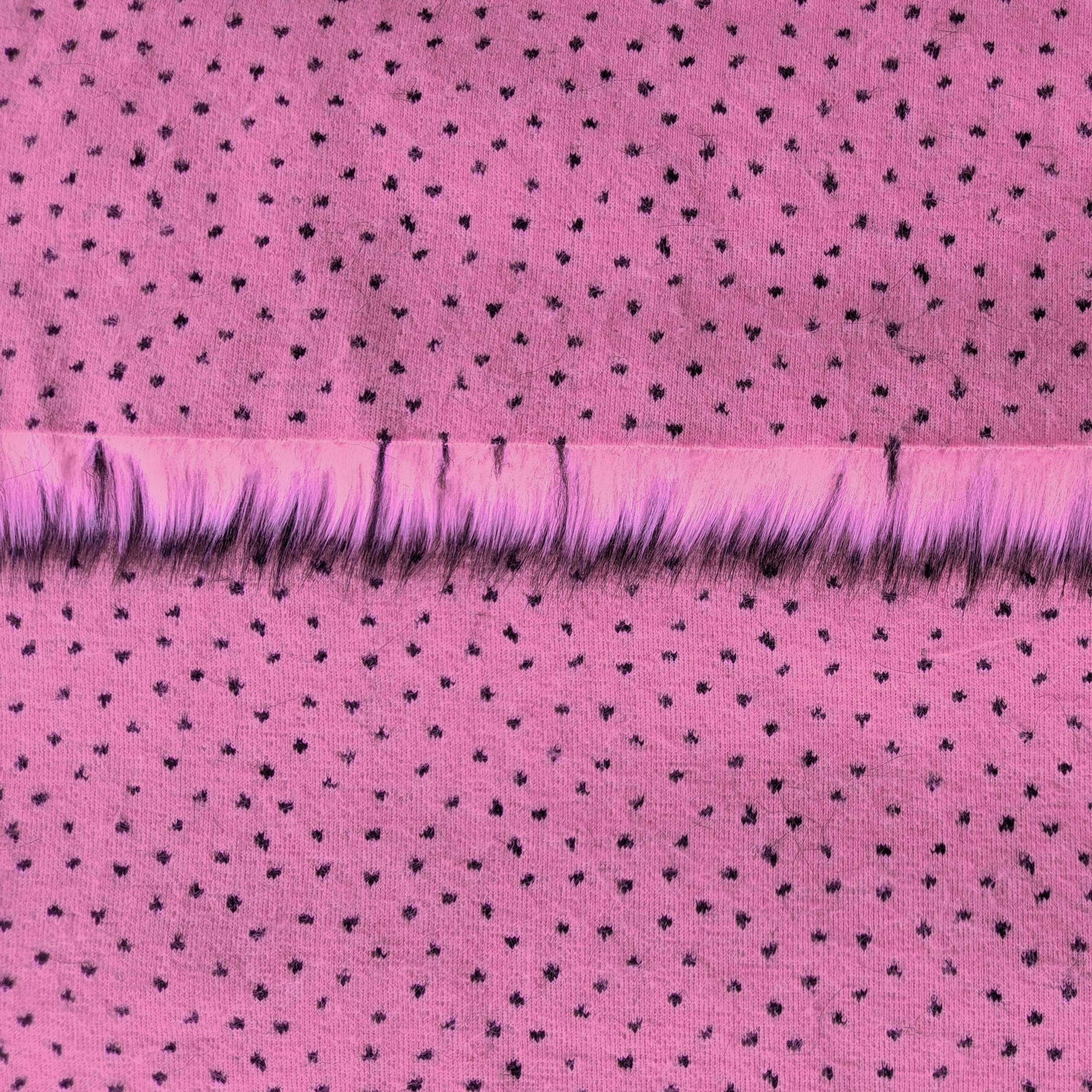 Flamingo Fake Fur Faux Fur Fabric by the Metre / Yard | Warehouse2020