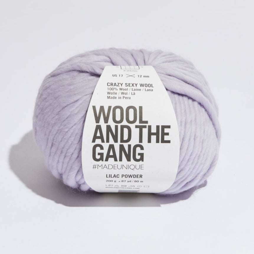 Wool and the Gang | Crazy Sexy Wool | Lilac Powder | Warehouse2020